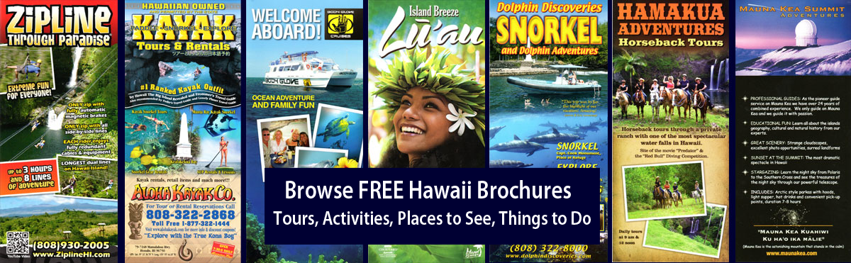 FREE Hawaii Activity and Adventure Brochures